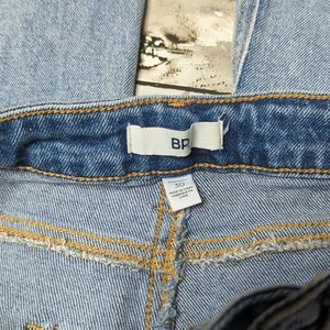 bp | Jeans | Bp Highrise Wide Leg Flare Distressed Light Wash Denim ...